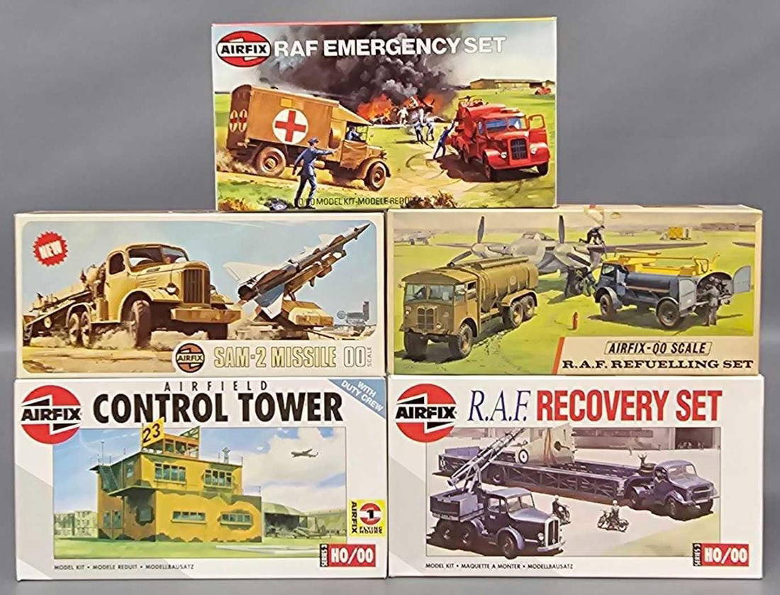 Group Of Airfix 00 Scale Military Kits In Original Boxes Auction