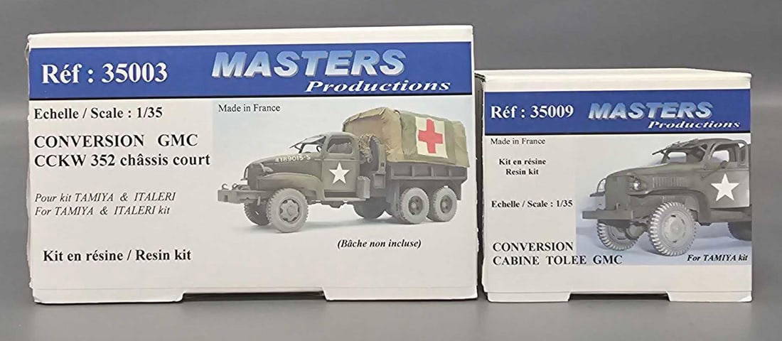 Group Of Masters Productions 1/35 Gmc Cckw 352 Conversion Kits In ...