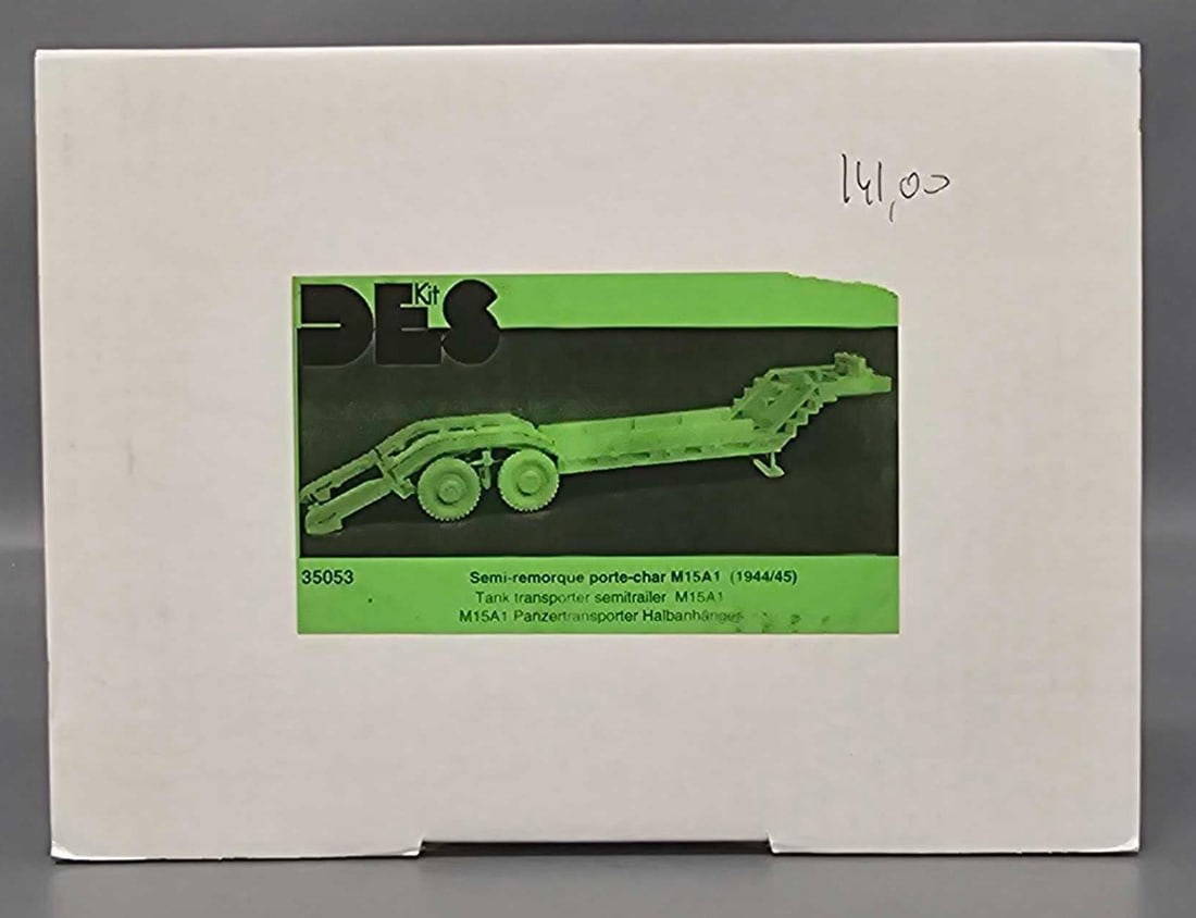 Des Kit 1/35 Tank Transporter M15a1 In Original Box Kit 35053 Auction
