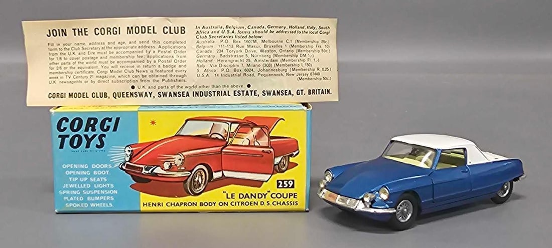 Corgi Toys Le Dandy Coupe No 259 In Original Box Auction