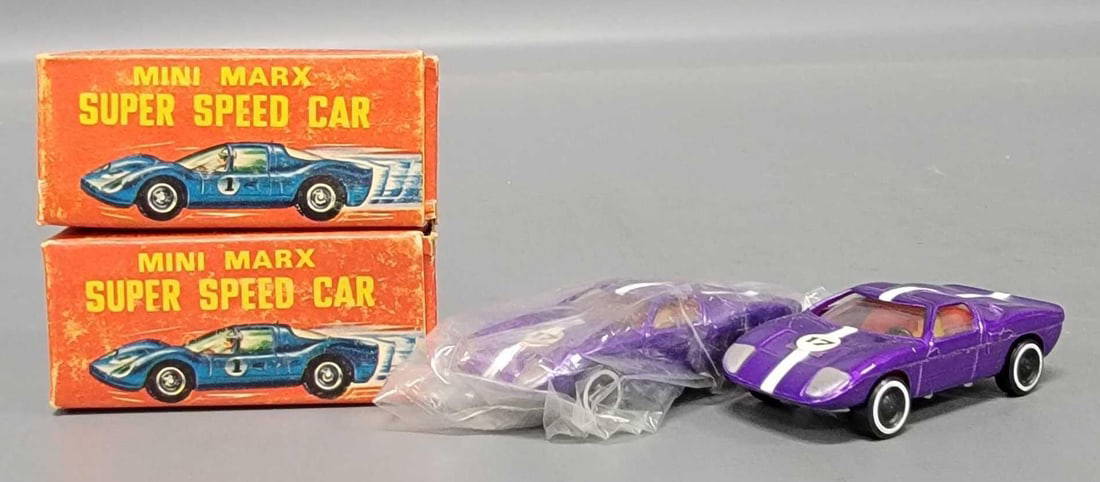 Group Of Mini Marx Super Speed Cars Ford Gt In Original Boxes Auction