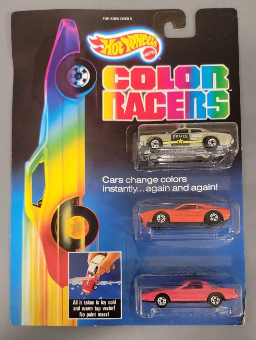 Hot Wheels Color Racers 3 Pack In Blister Pack Auction