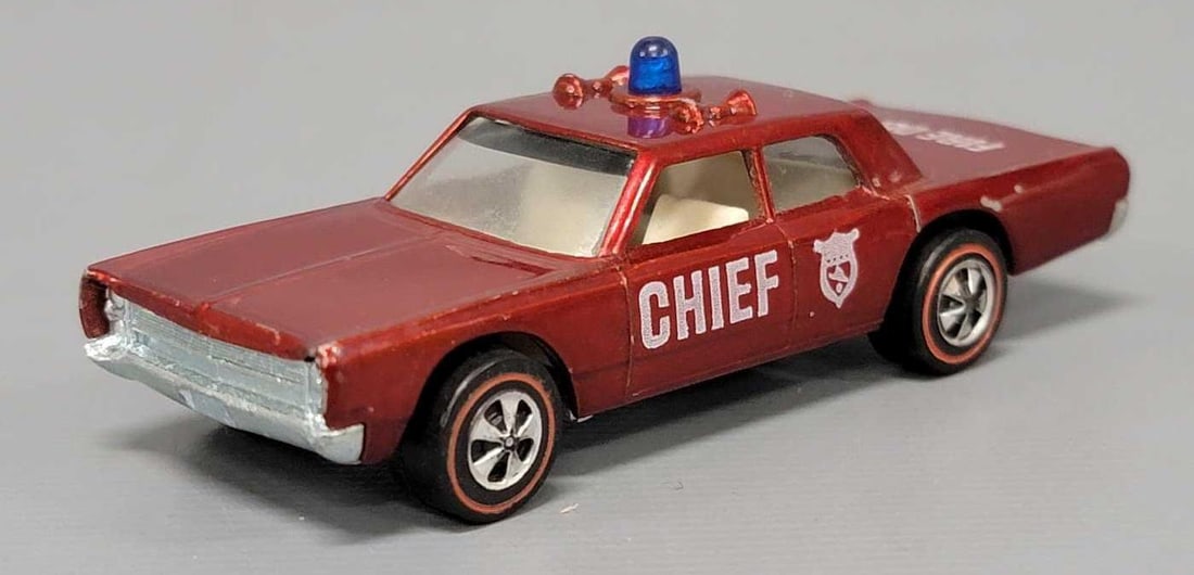 Redline Hot Wheels Fire Chief Cruiser Auction
