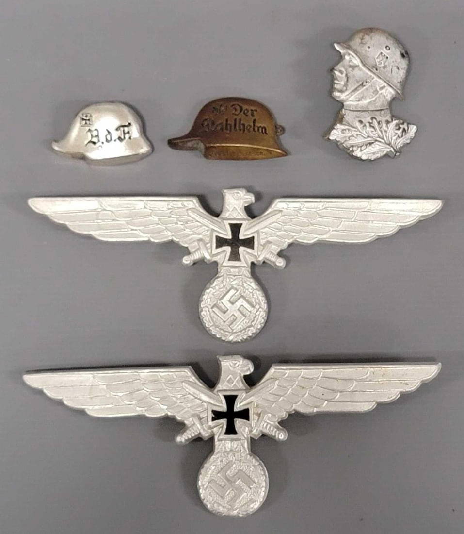 Five Wwii German Pins Auction