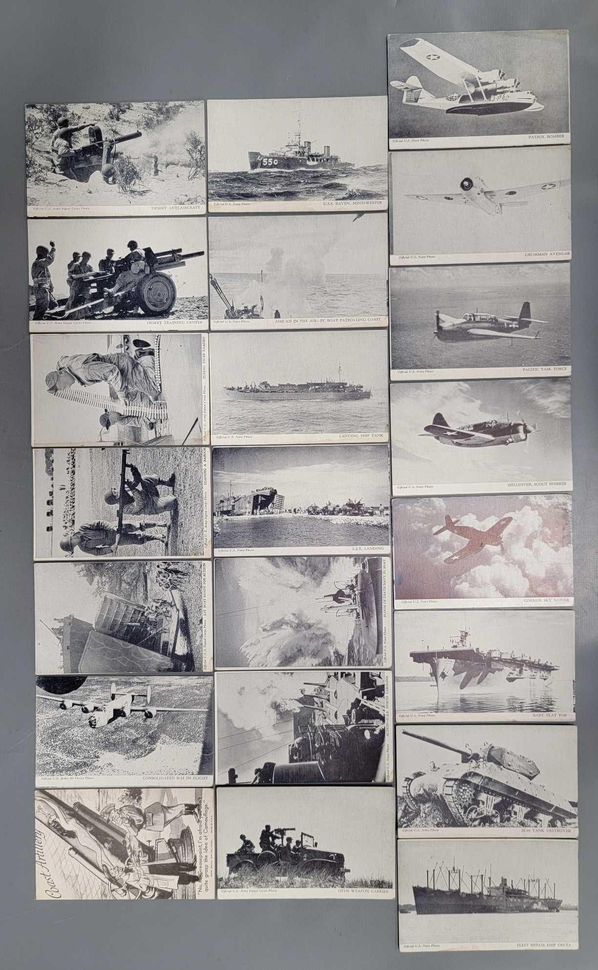 22 Exhibit Pacific Theater War Planes And Ships Cards Auction