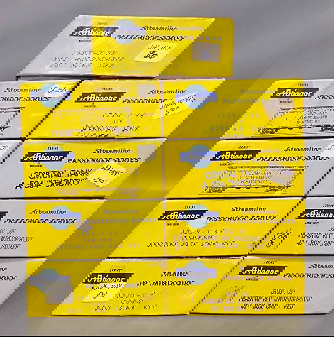 Nine Athearn Streamline Passenger Series Car Kits In Original Boxes Auction