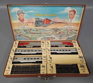 Marx Ho Sante Fe Locomotive Train Set