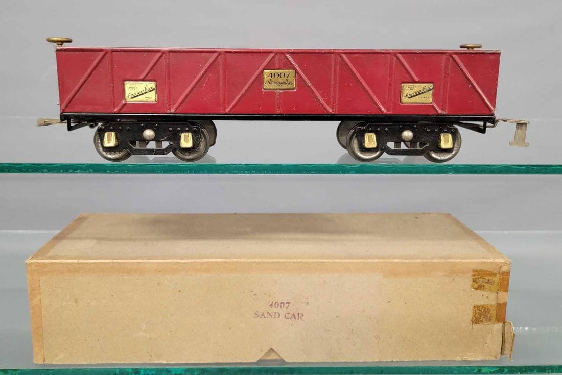 American Flyer Wide Gauge Red 4007 Sand Car In Original Box Auction