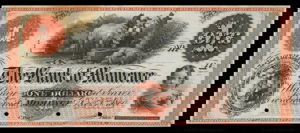 Il Momence. Bank Of Momence. $1.