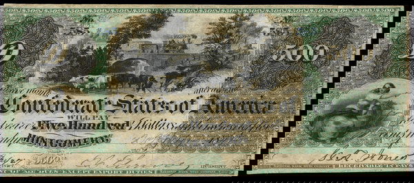 Csa Montgomery $500. A. T 2. Cr.2a. Vf