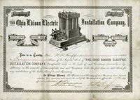 Ohio Edison Electric Installation (ky) 1883 5 Shs