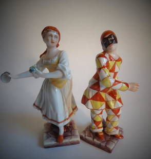 Italian Capo Di Monte Porcelain Figurine
