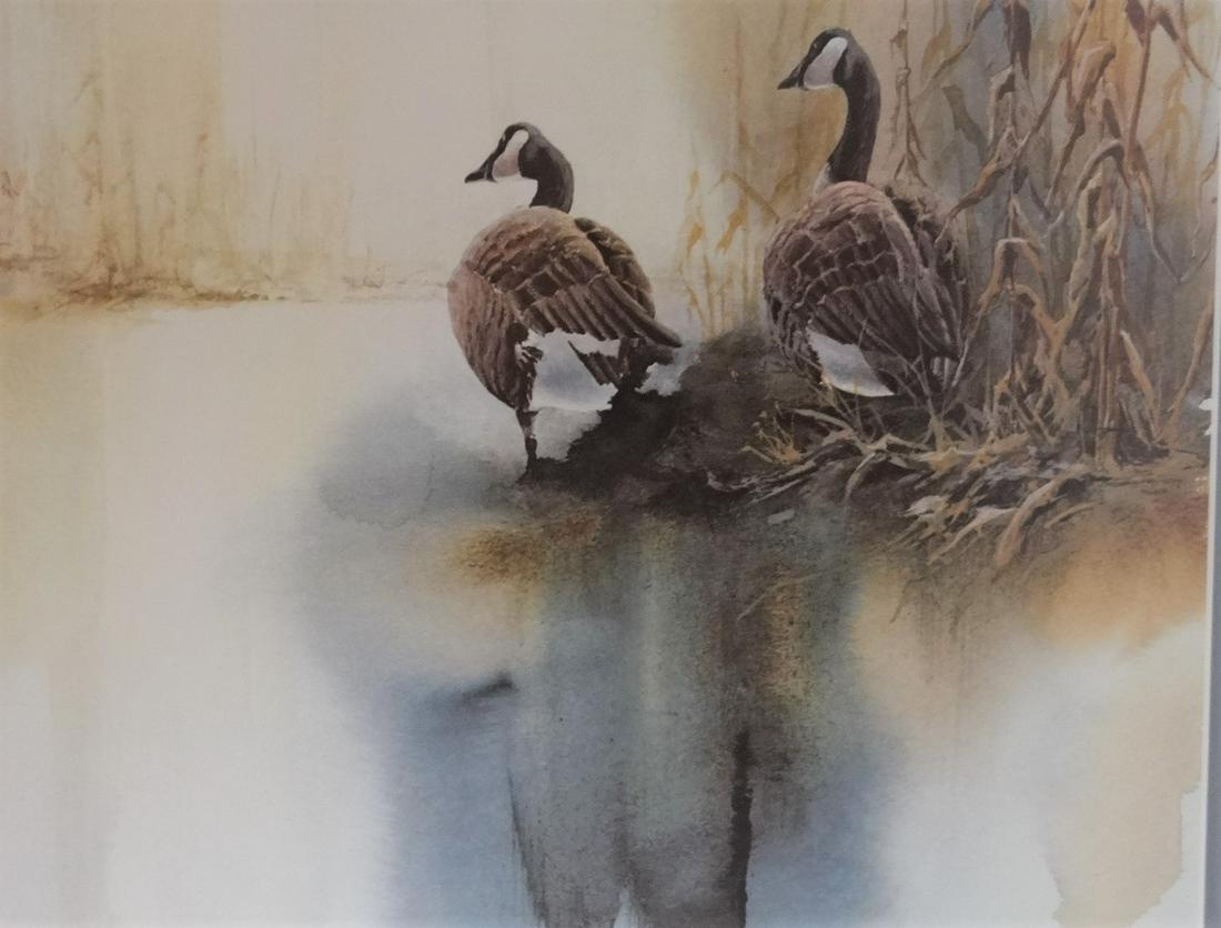 "canadian Geese" Mike Casper Print '86 Artist Proof