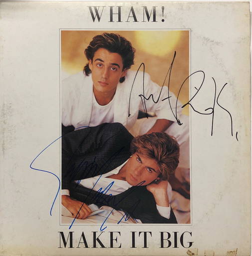 WHAM George Michael Andrew Ridgeley Autograph Signed - Feb 16, 2020 ...