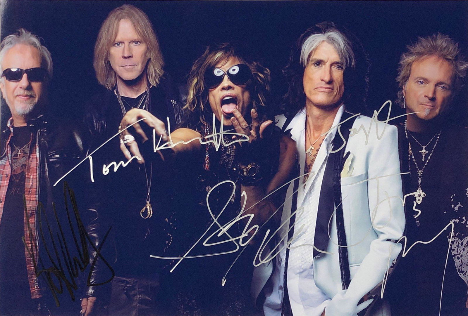 Aerosmith Steven Tyler Joe Perry Autograph Signed Photo - Feb 16, 2020 ...