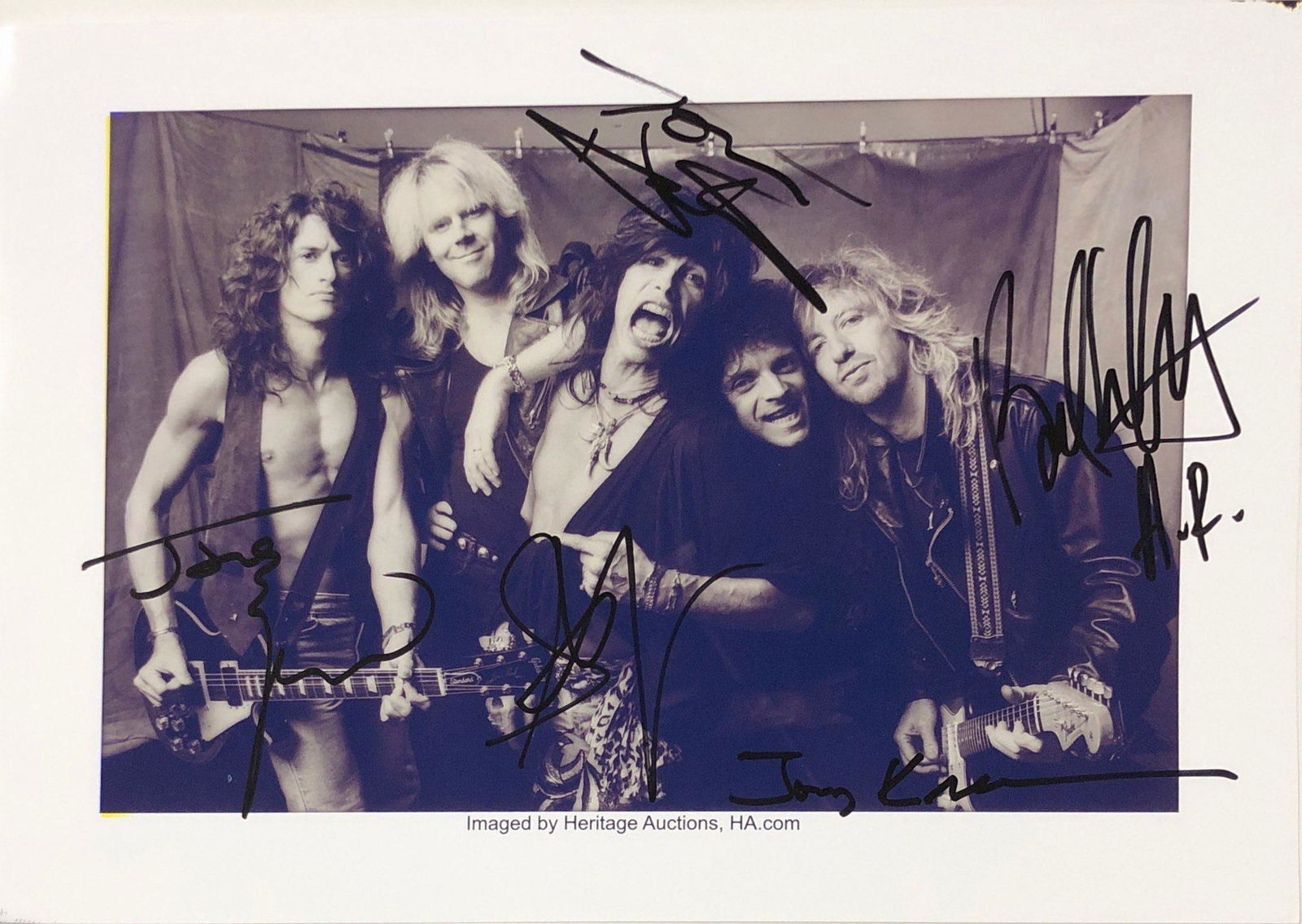 Aerosmith Steven Tyler Joe Perry Autograph Signed Photo - Feb 16, 2020 ...