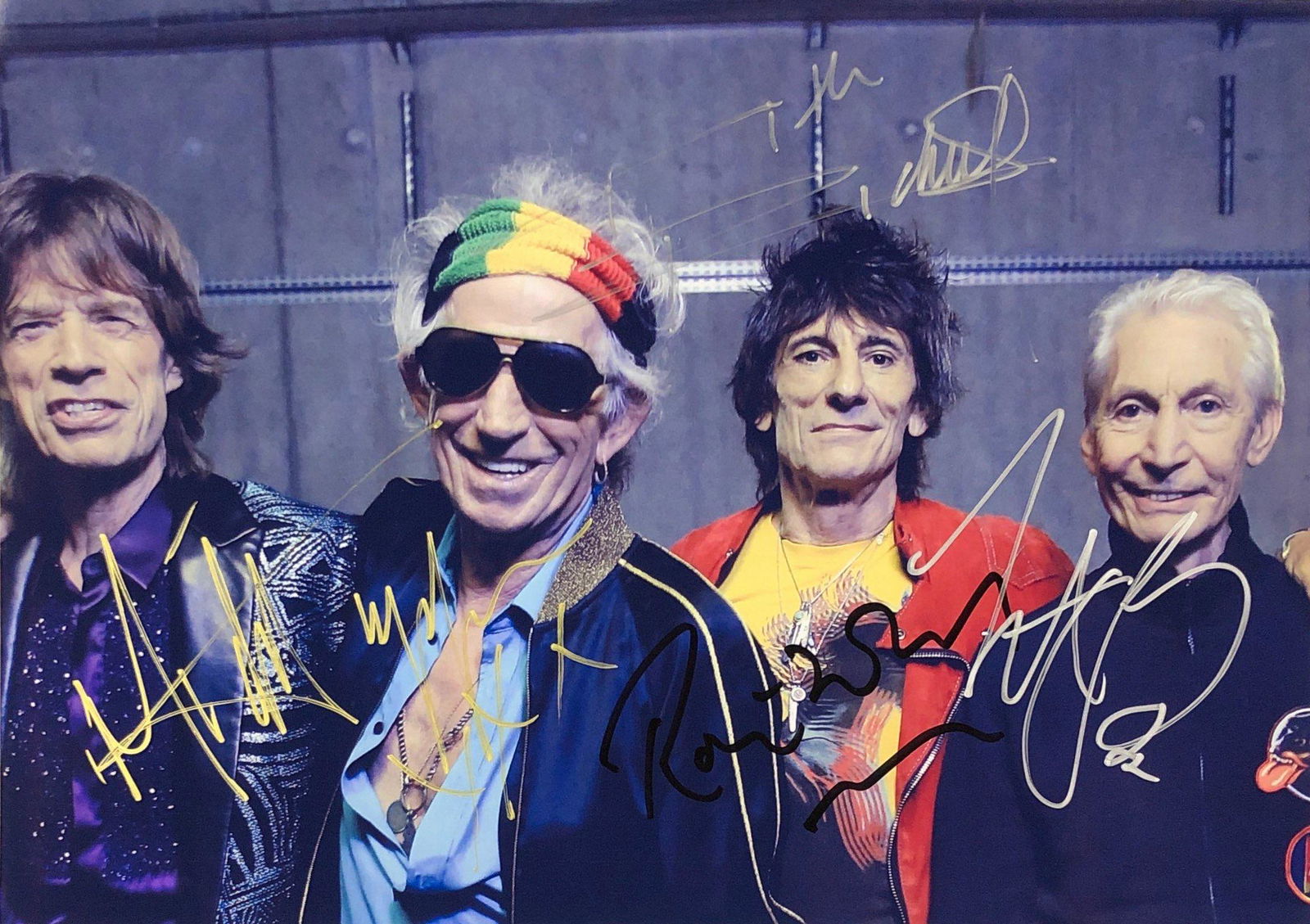 The Rolling Stones Charlie Watts Autograph Signed Photo - Feb 16, 2020 ...