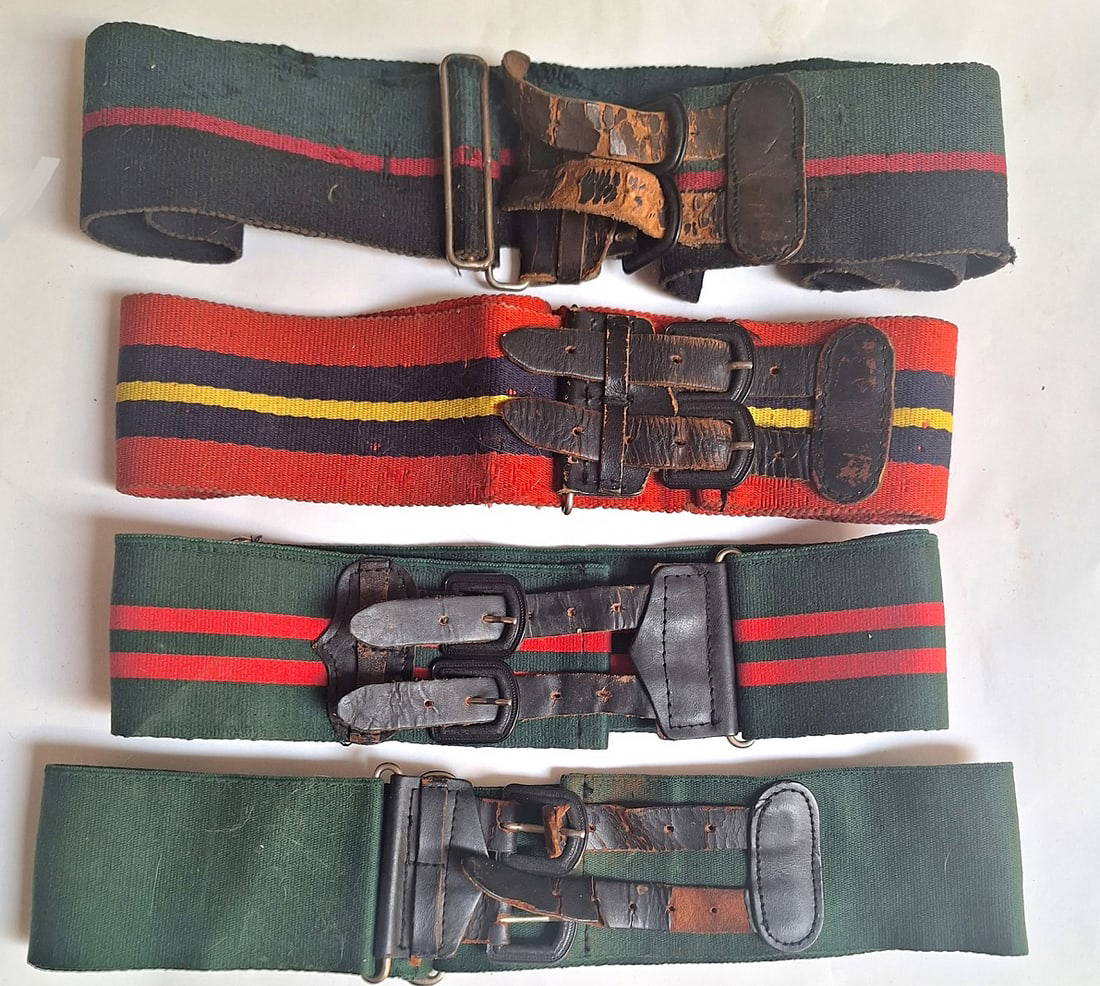 Rhodesia.army Stable Belt Lot Auction