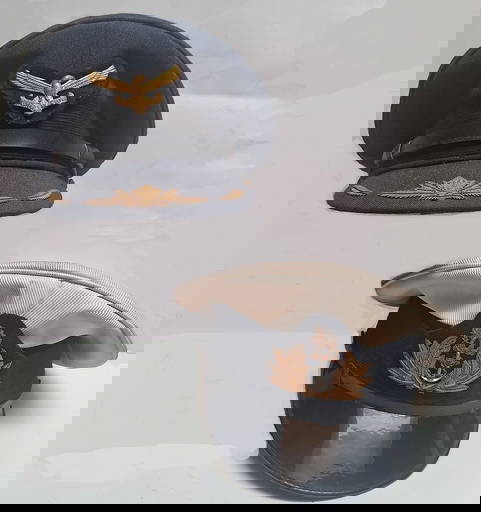 South Africa.sadf Air Force & Navy Officers Peak Caps