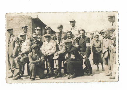 Jewish Police In Litzmannstad Ghetto Wearing Armbands