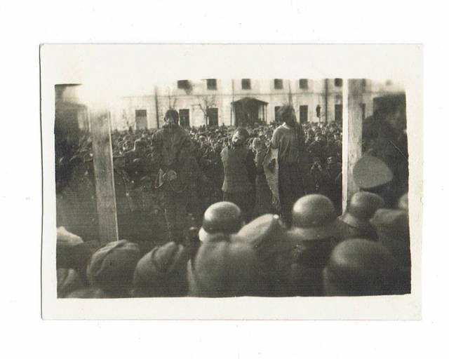 Holocaust Photo Execution Of Partisans Ww2