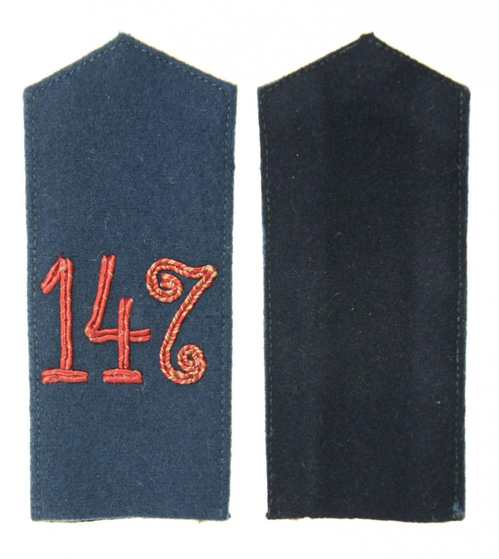 147th Wwi Prussian Inf. Regiment Pauldron Blue