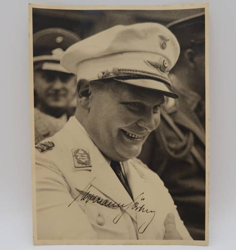 Hermann Goering Signed Portrait Photo