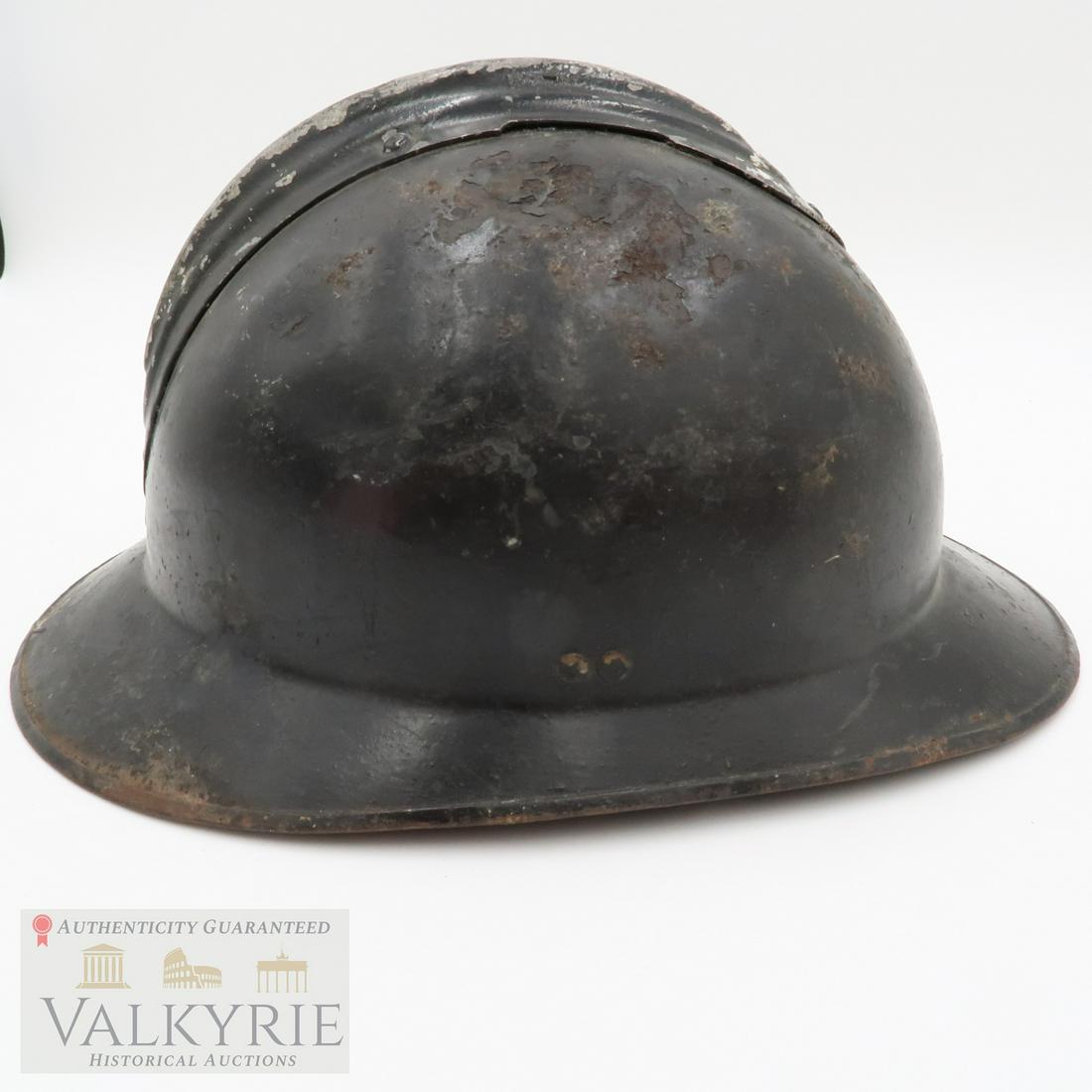 French Adrian Helmet Without Front Emblem Used Conditio