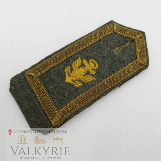 Kriegsmarine Shoulder Strap of Naval Artillery Soutache (#0278) on Mar ...
