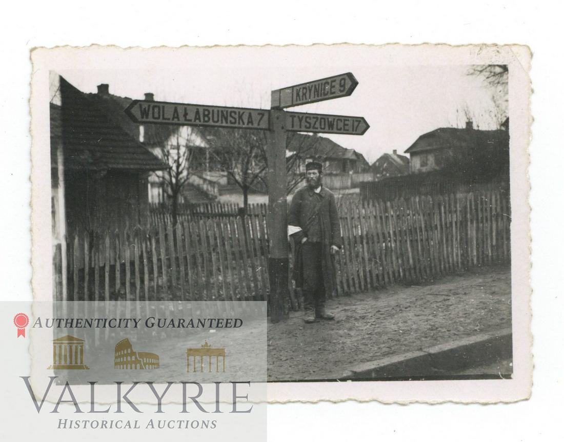 Original Photo Of A Poor Polish Jew Taken Somewhere In Poland