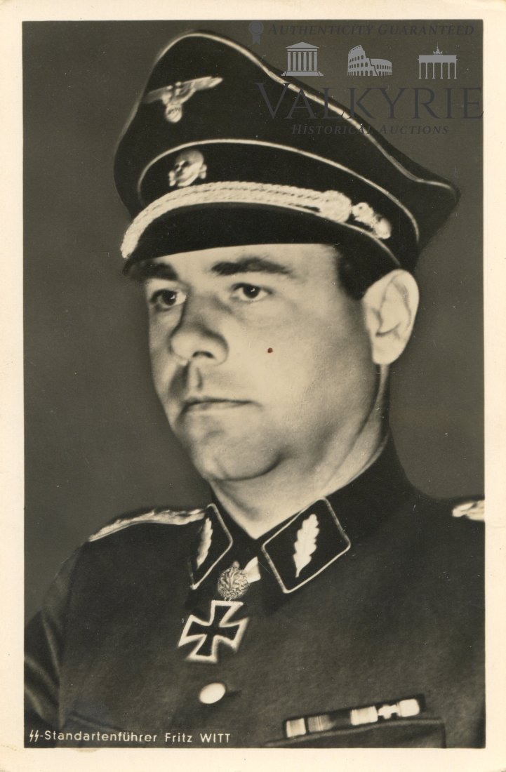 Ss Standartenfuhrer Fritz Witt
