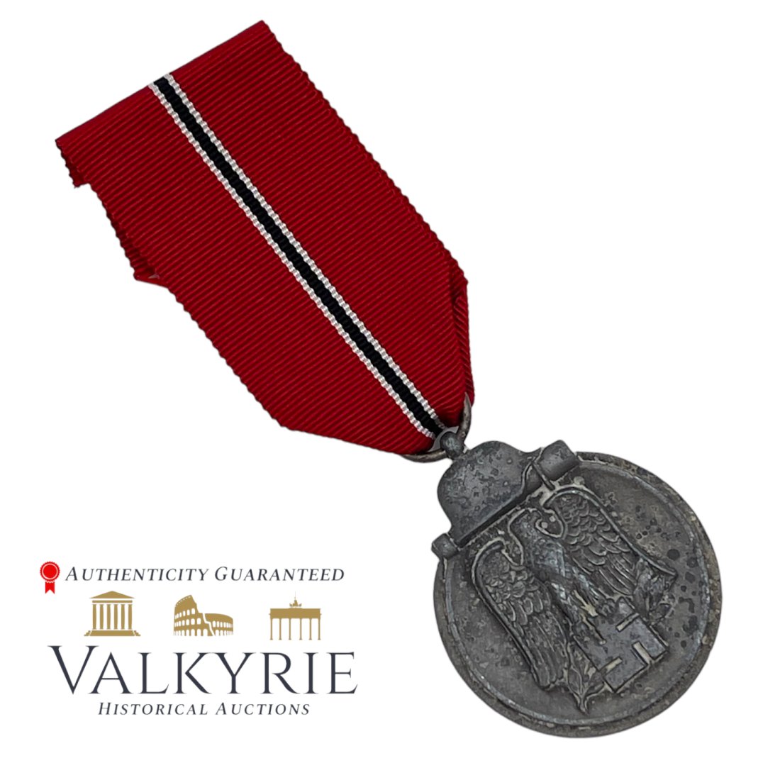 German WWII Nazi Eastern Front Medal with Ribbon - Nov 19, 2022 ...