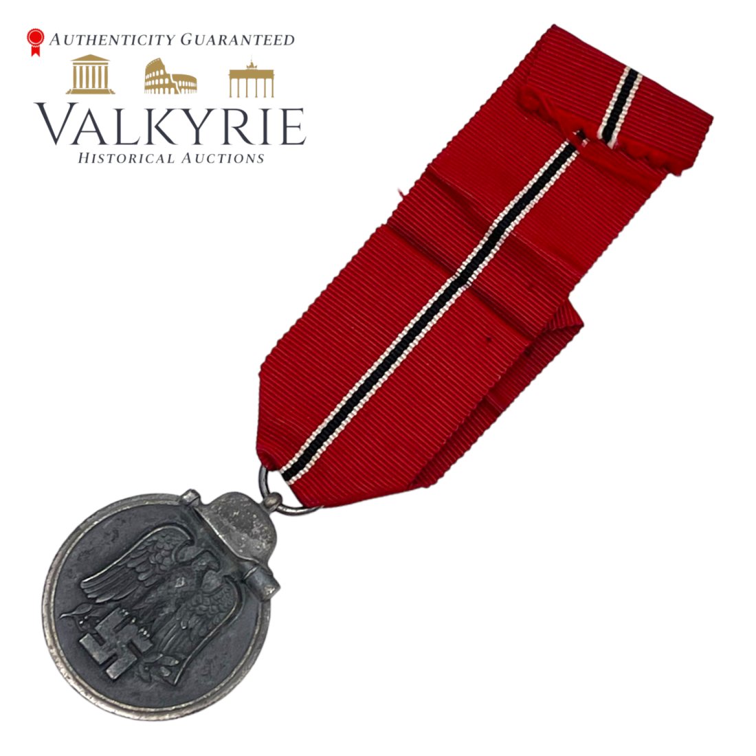 German WWII Nazi Eastern Front Medal with Ribbon - Nov 19, 2022 ...