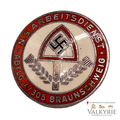 National Socialist Labor Service (nsad) Badge Of The "ns Labor Service ...