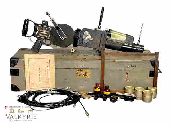 Japanese WWII Machine Gun Training Camera with Box and Asscessories ...