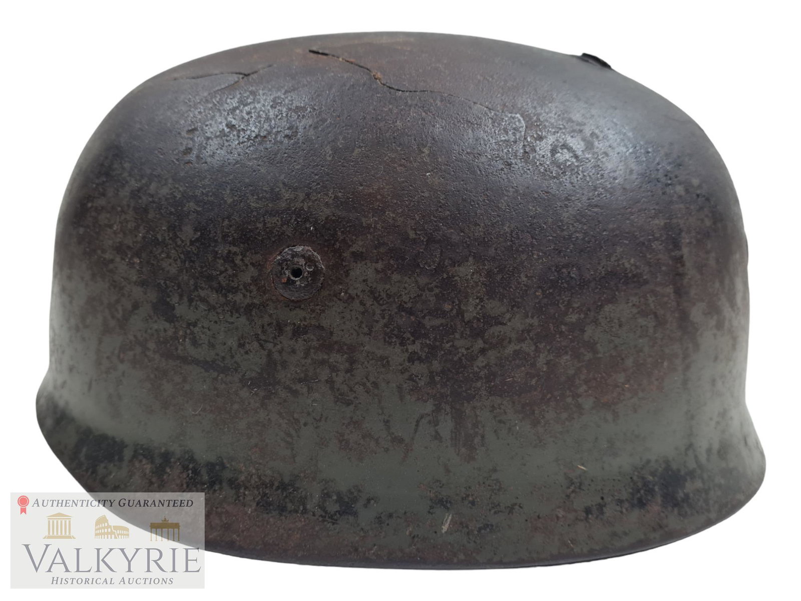 German Wwii Luftwaffe Paratrooper Helmet Barn Find