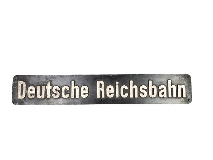 Wwii German Deutsche Reichsbahn Train Plaque