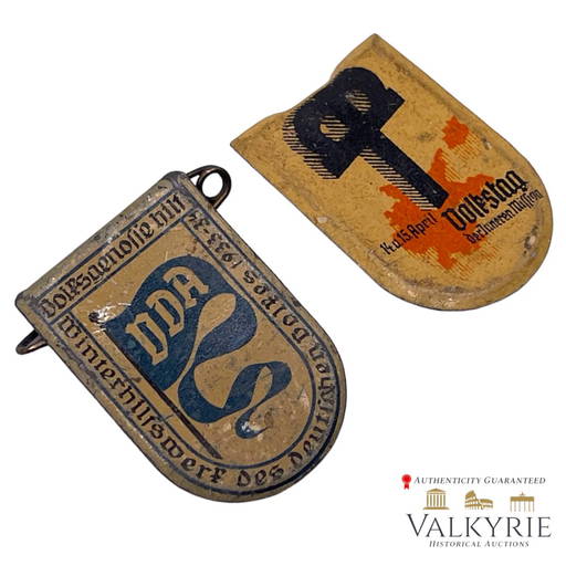 Ww2 German Volkstag And Dda 1933 34 Tinnie