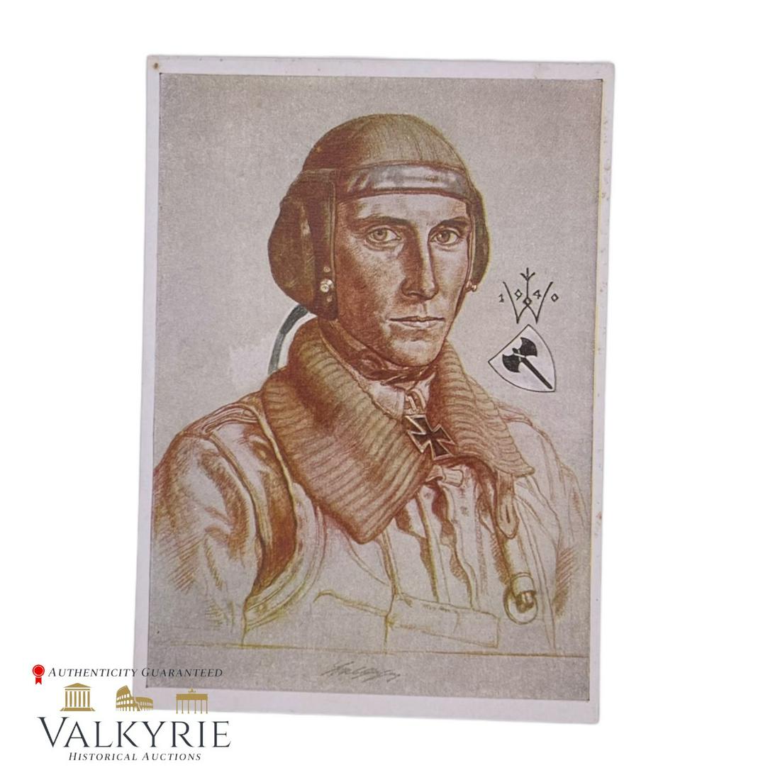 Nazi German Willrich Postcard, 'hauptmann Balthasar' Auction