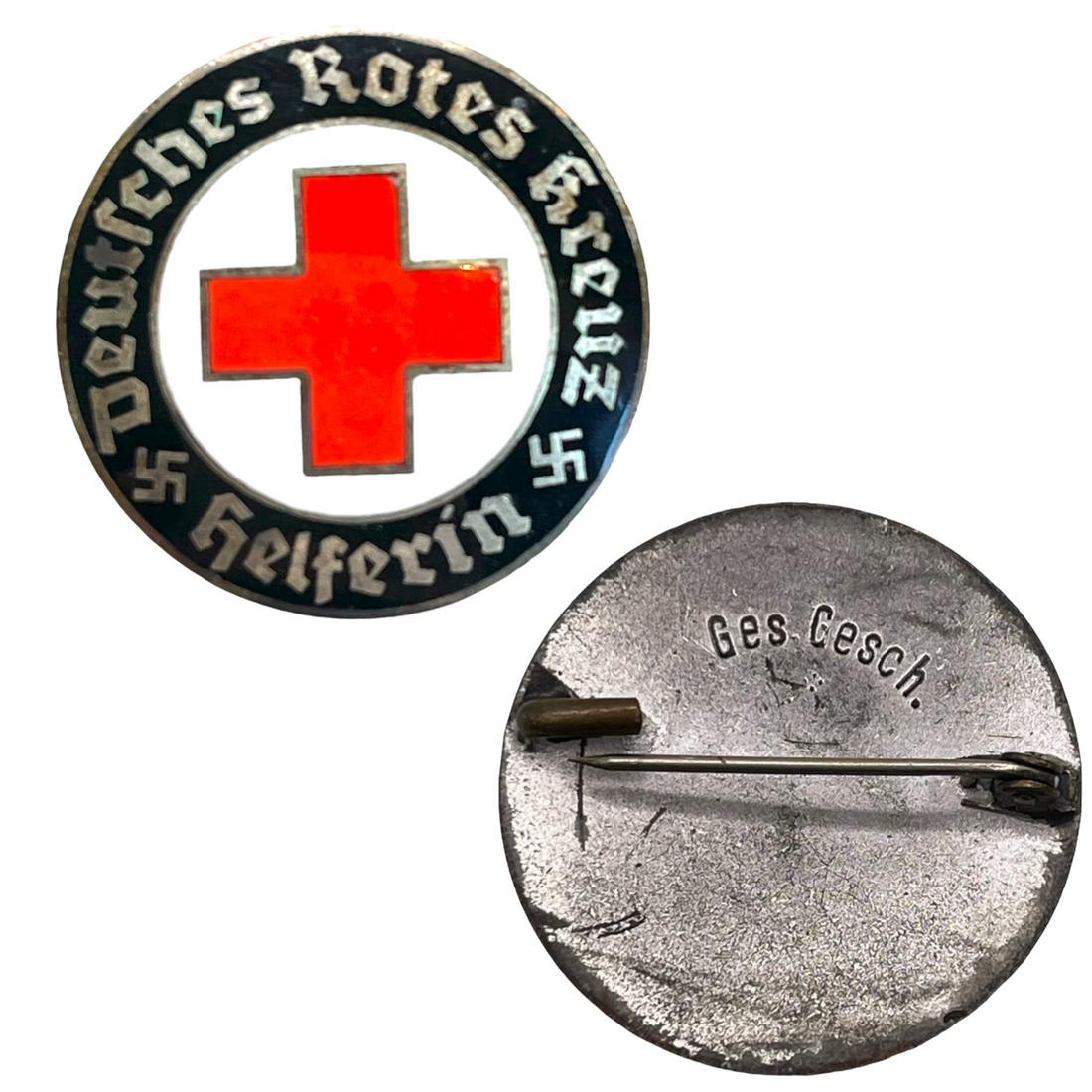 German Wwii Red Cross Nazi Badge