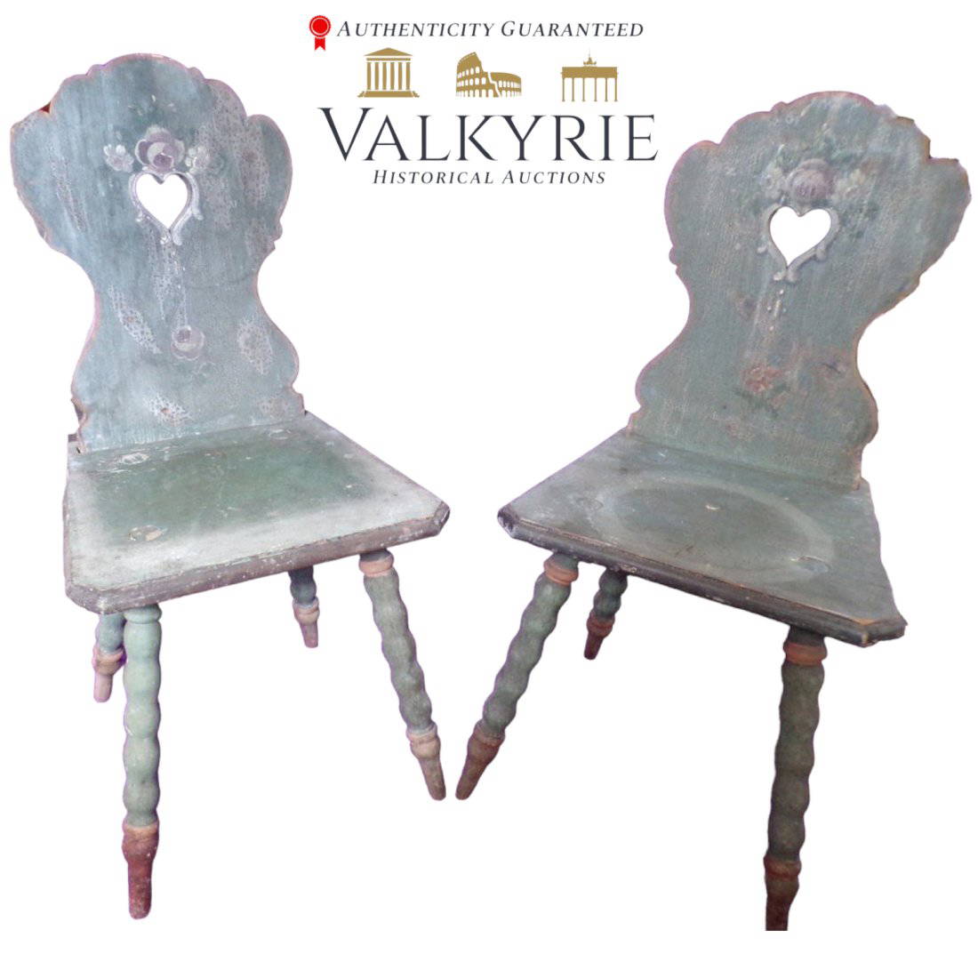 Set Of Chairs From Adolf Hitler's Haus Wachenfeld Auction