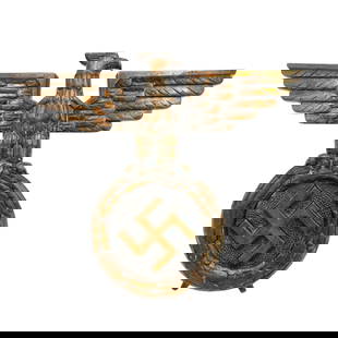 Third Reich Sa Stormtrooper Statue With Standard Flag By Zoll Auction