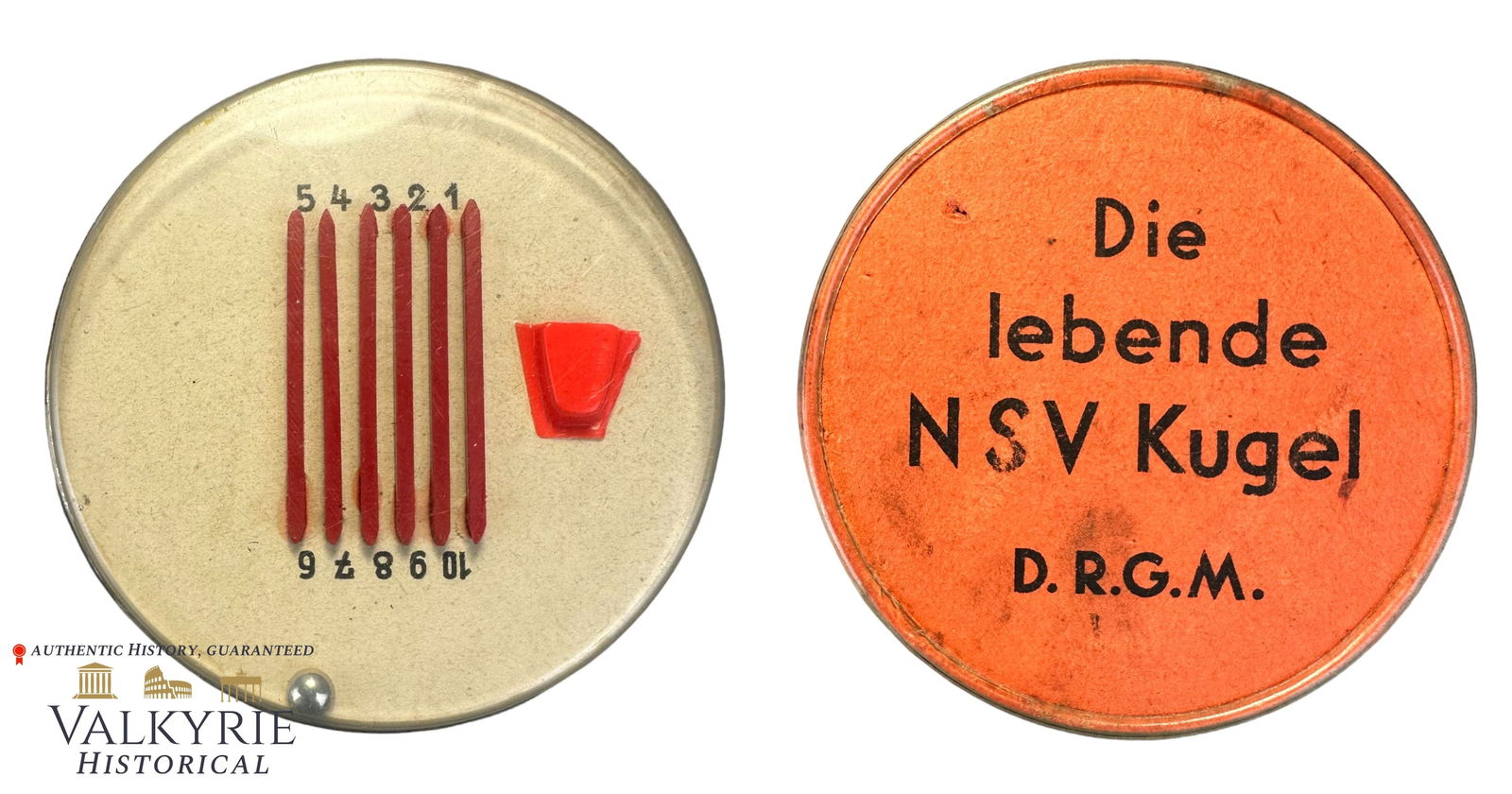 Nazi Game Of The "nsv" - A Game With A Ball And Basket Auction