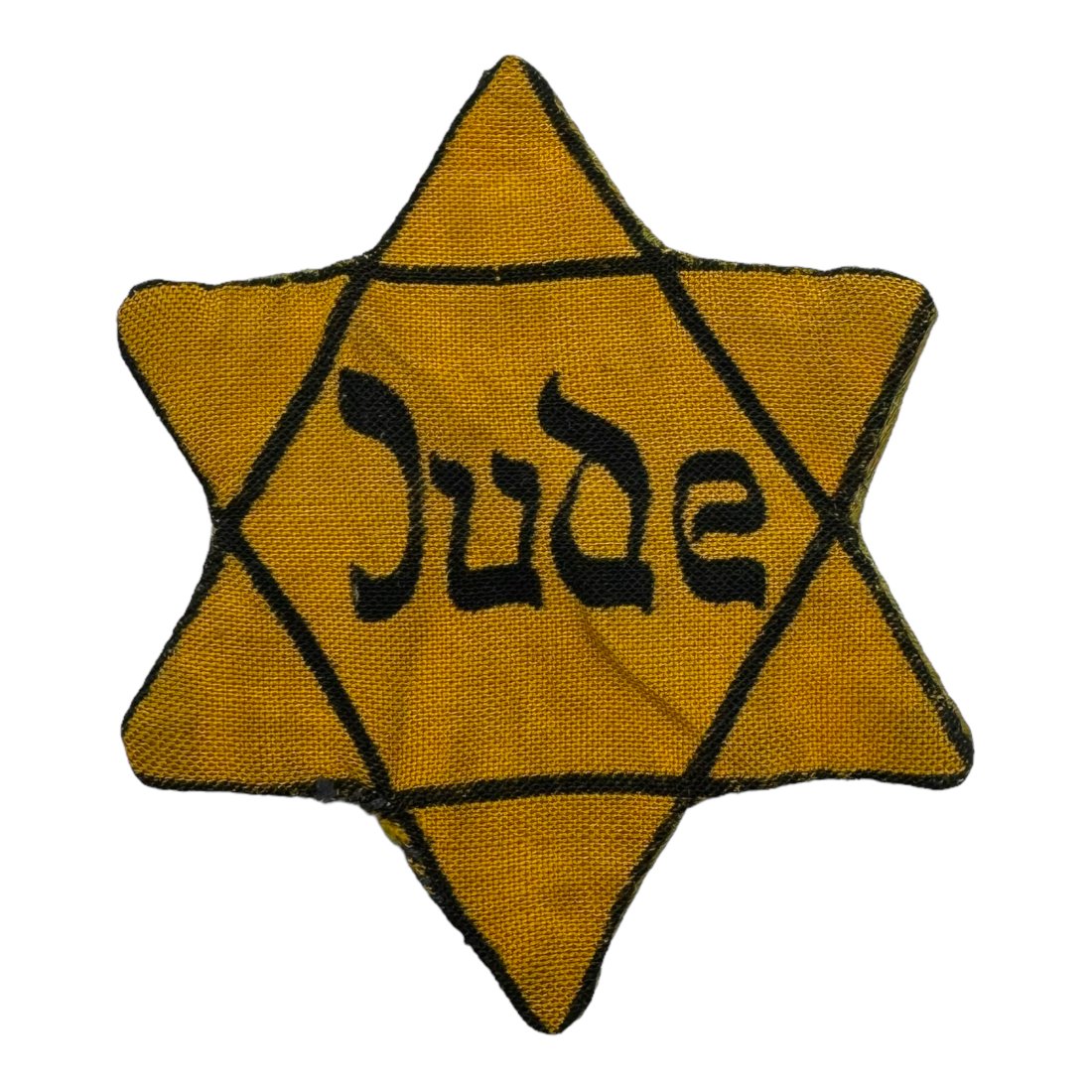Jude Star Of David Cloth Badge Auction