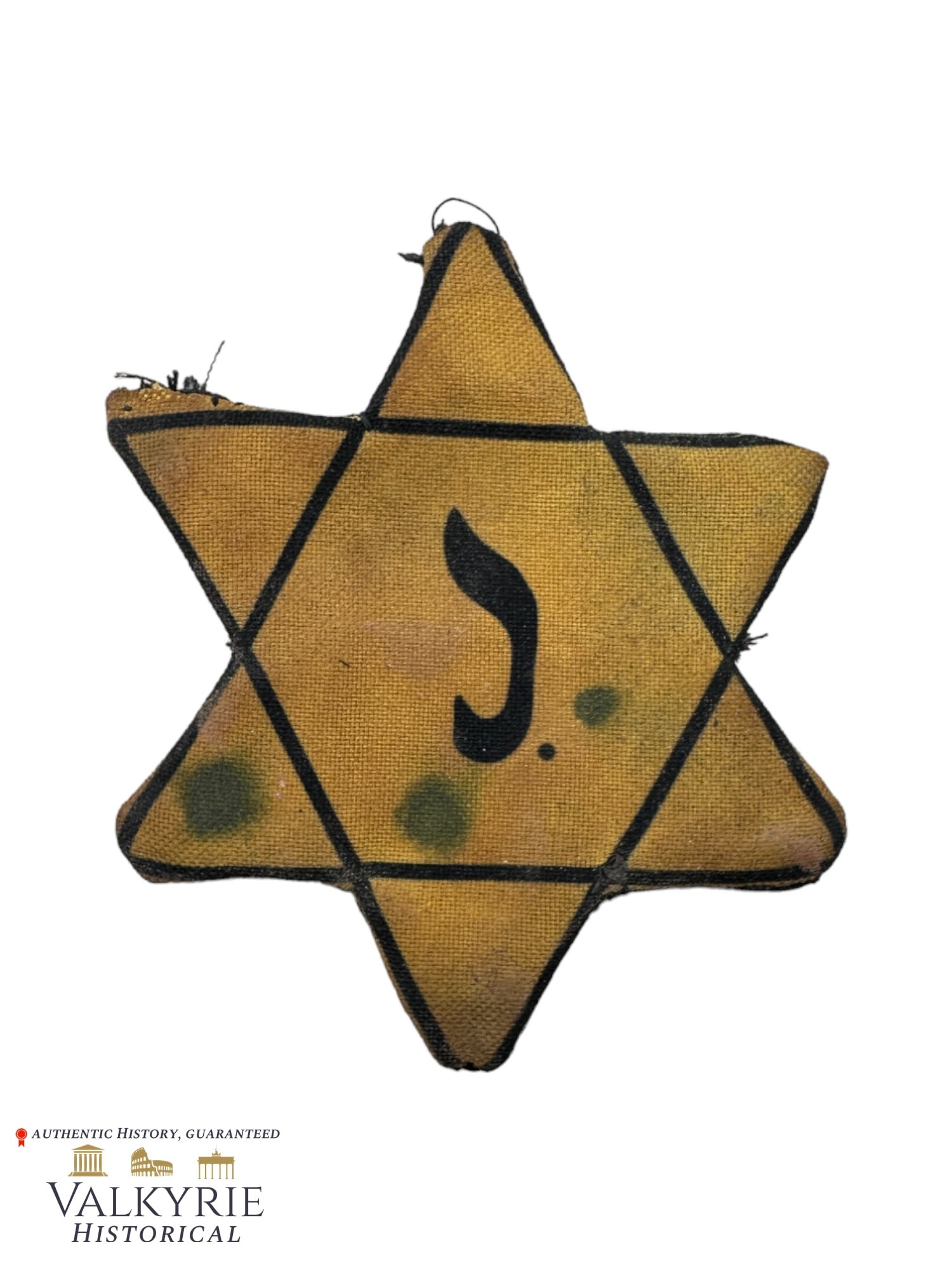 Jewish Star Of David Badge J. Belgian Version Used ! Auction