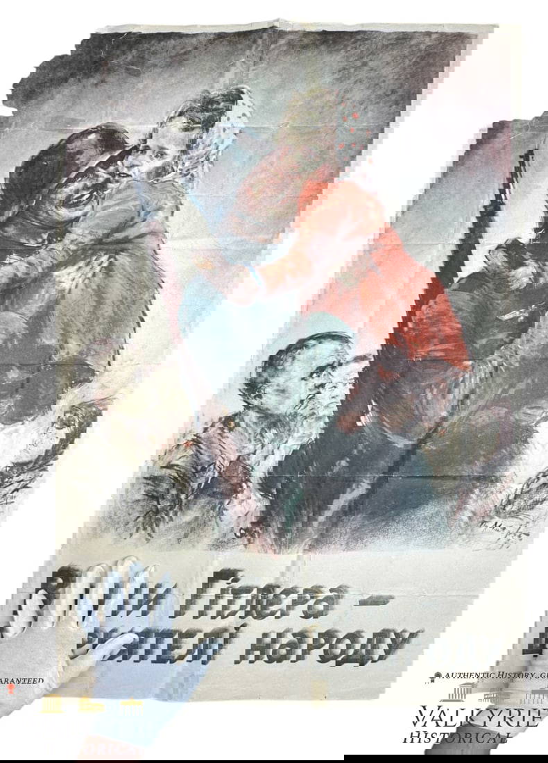 German Propaganda Poster For The Occupied Russian Territories "hitler's ...