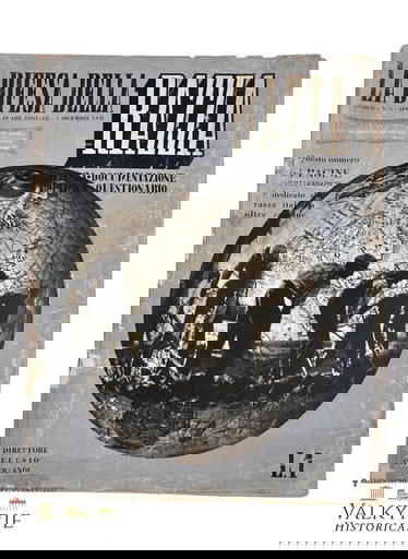 Italian Fascist Magazine With Anti Semitic Content "the Defece Of The ...