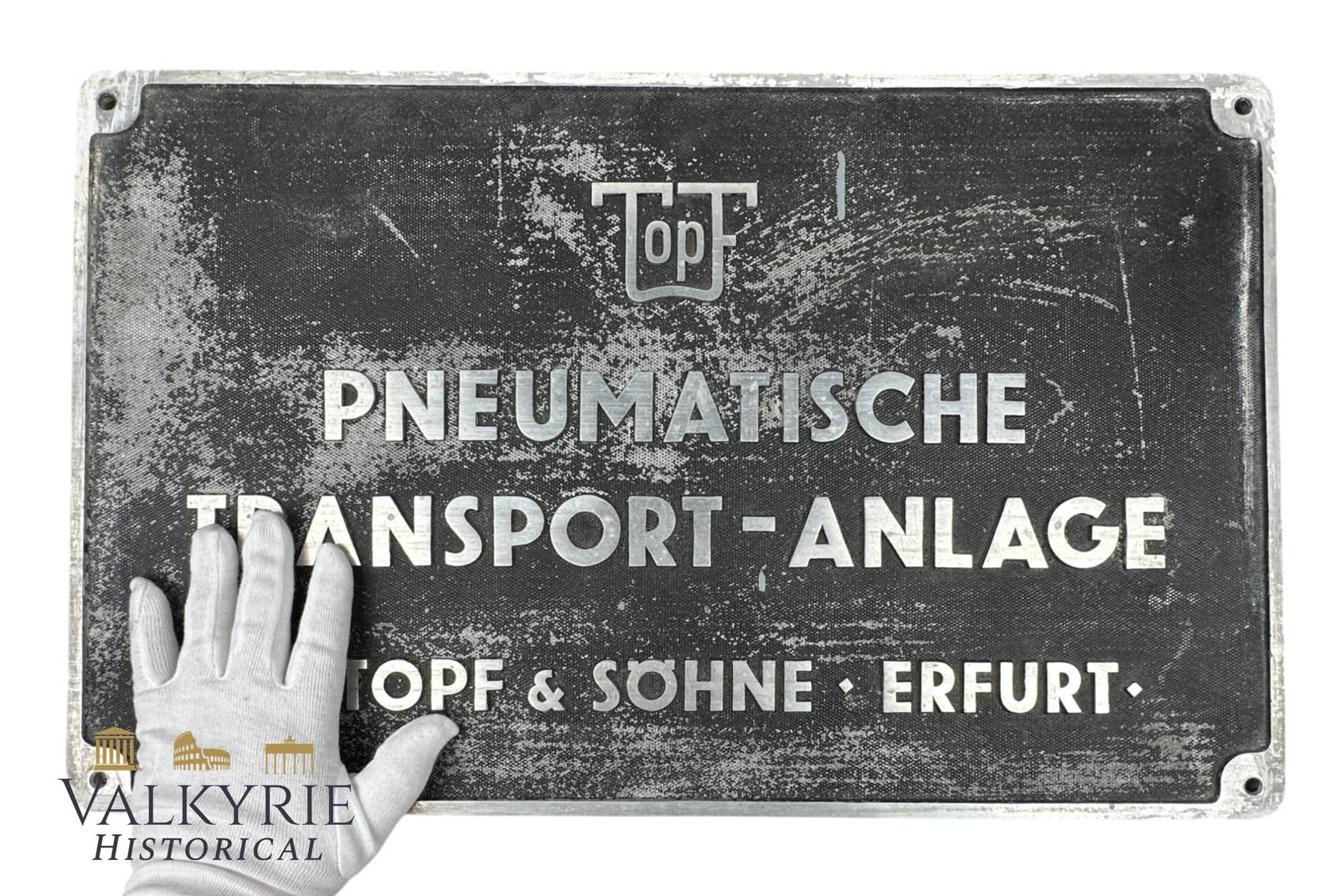 Metal Sign Advertising Topf Und Sohne German Concentration Camp Ovens ...