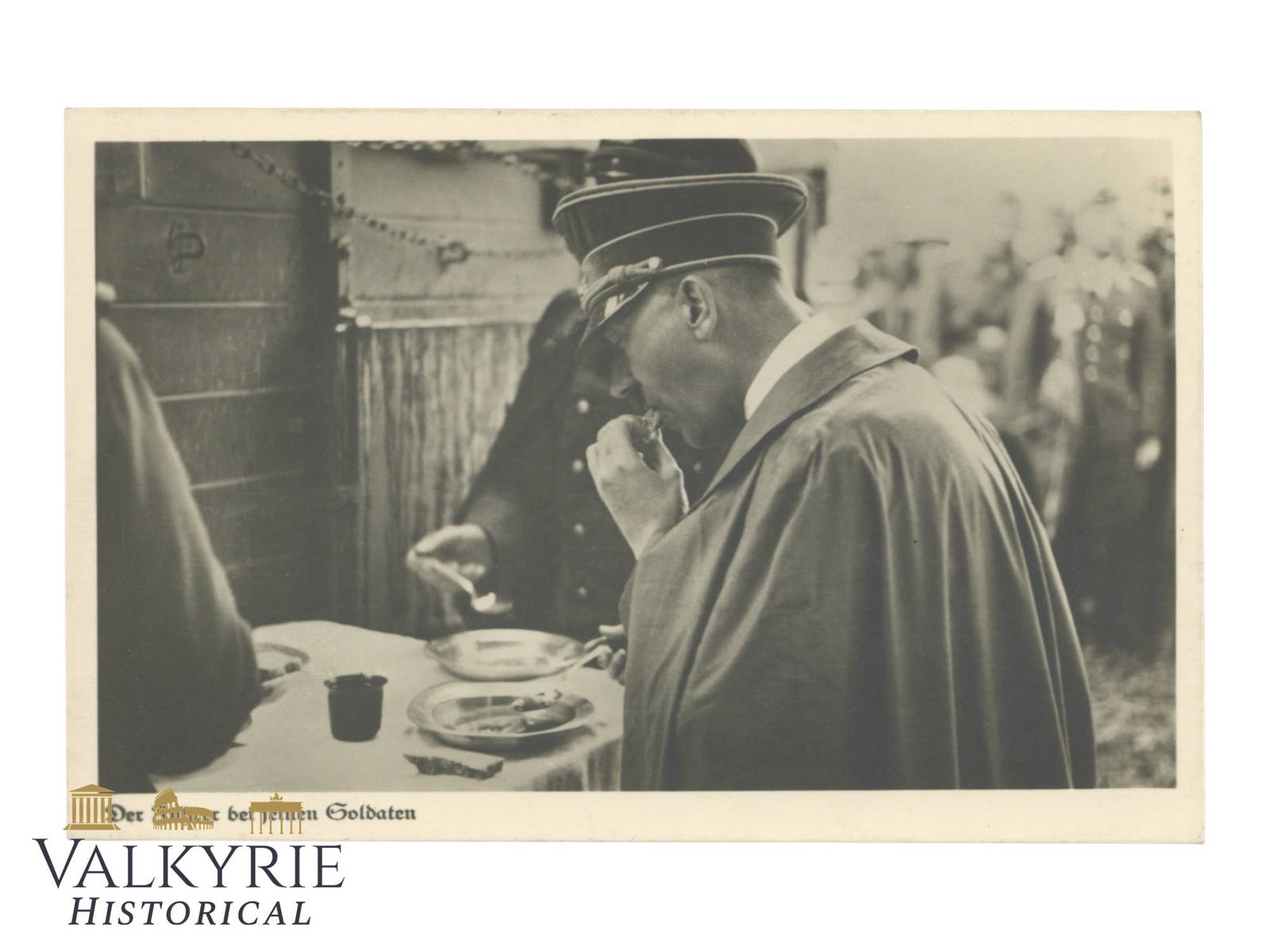 Nazi Propaganda Postcard "the Fuhrer By His Soldiers" - Non-circulated ...