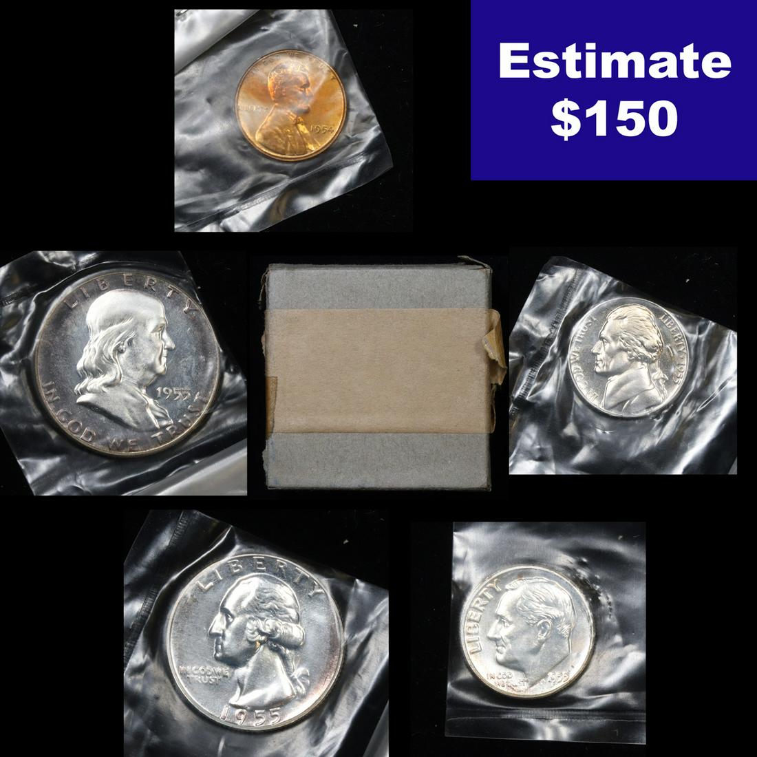 1955 Proof Set "in the original box" - May 28, 2020 | Key Date Coins in NJ